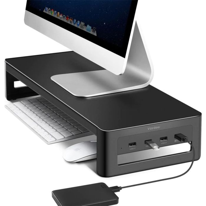 NEUTRAL MONITOR RISER WITH 4 USB PORT