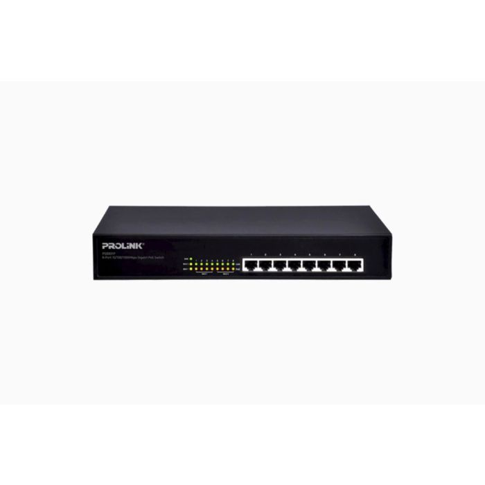 PROLINK PSG801P 8-PORT GIGABIT POE ETHERNET SWITCH