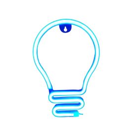 NEUTRAL NEON WALL MOUNTED LIGHT - RETRO BULB