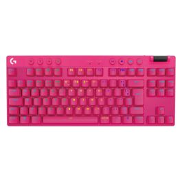 LOGITECH PRO X TKL LIGHTSPEED WL GAMING KEYBOARD - MAGENTA TACTILE
