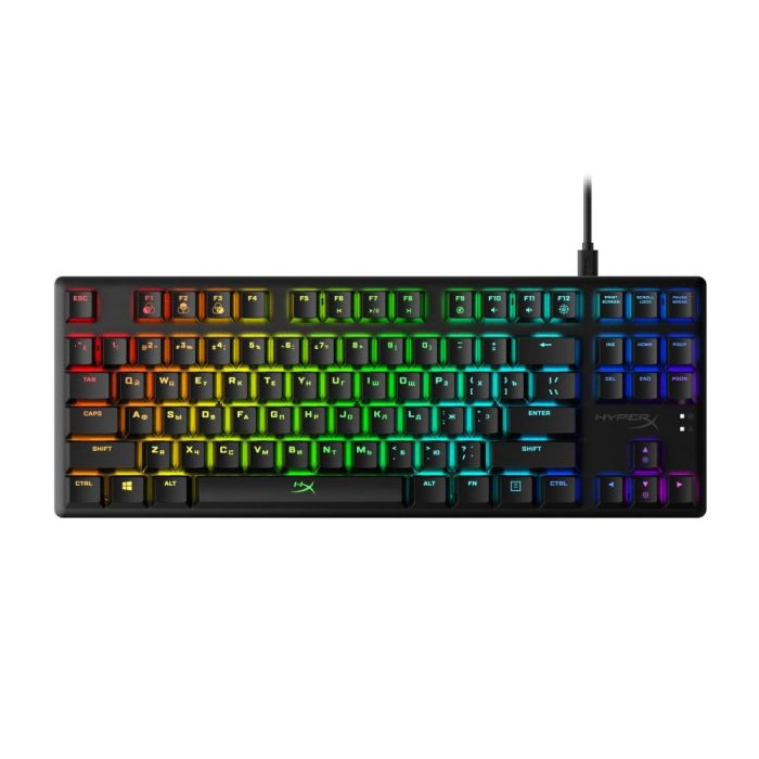 KINGSTON HYPERX ALLOY ORIGINS CORE RGB TEN KEYLESS KEYBOARD (RED) - US ...